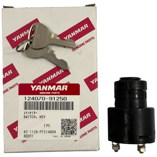 124070-91250 | Yanmar Key Switch | 2GM20 | 3GM30 | 2GMY